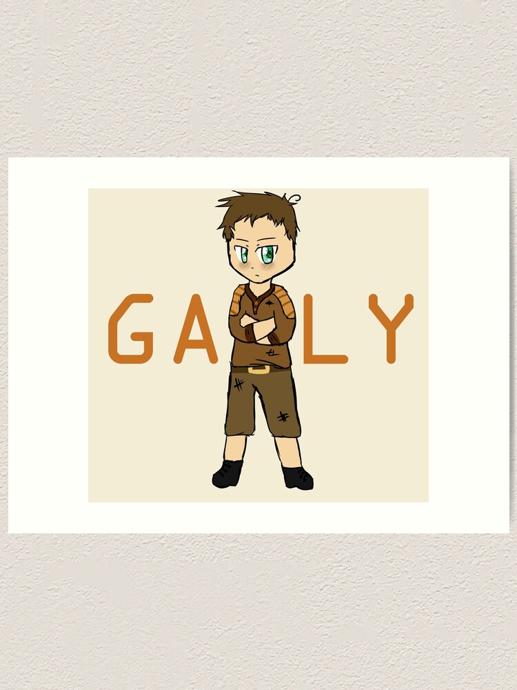 "Chibi Gally - The Maze Runner" Art Print by ohshoot | Redbubble