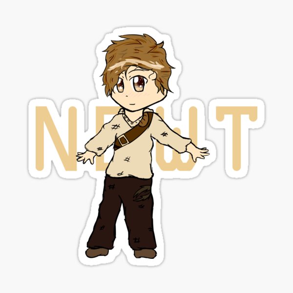 "Chibi Newt - The Maze Runner" Sticker for Sale by ohshoot | Redbubble