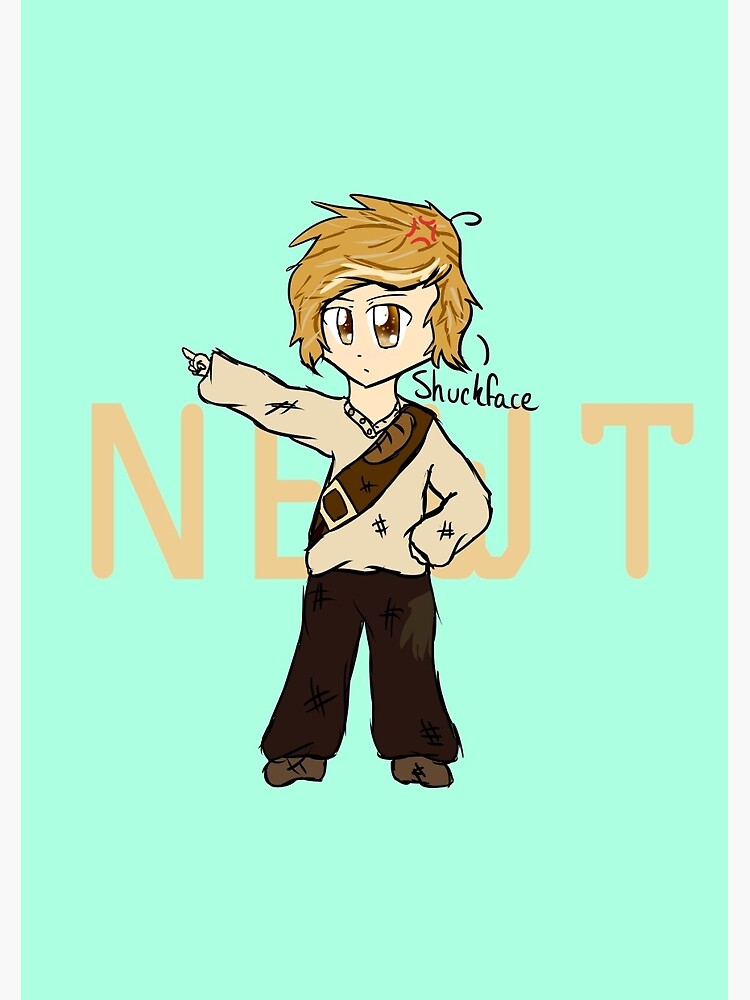 "Chibi Newt (Book Edition) - The Maze Runner" Spiral Notebook by ...
