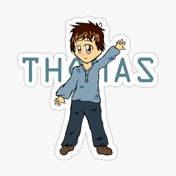 "Chibi Thomas - The Maze Runner" Sticker by ohshoot | Redbubble