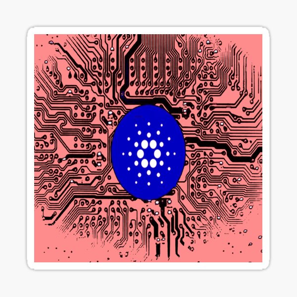 Cardano Ada Logo Stickers | Redbubble