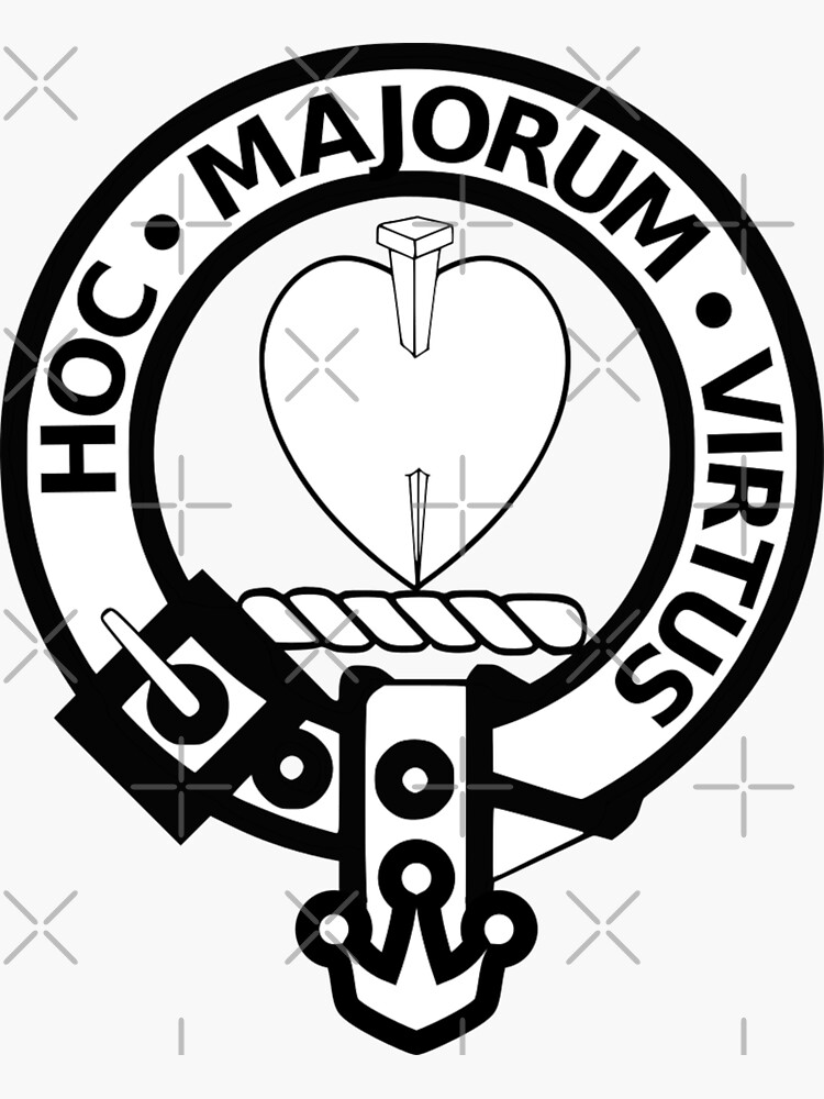 "Crest Badge of Clan Logan" Sticker for Sale by Shav | Redbubble