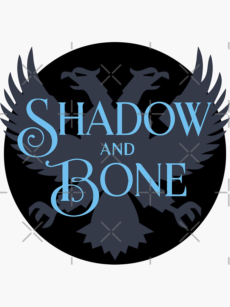 "Shadow and Bone (Blue Crest Logo)" Sticker for Sale by Clarkrd2 ...