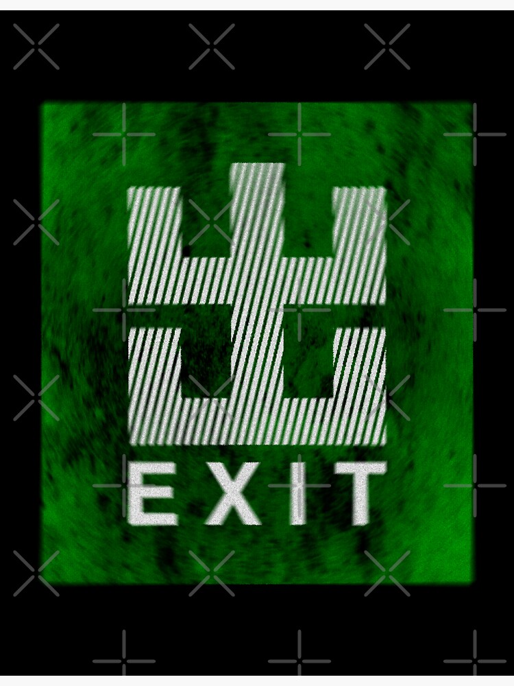 "Exit sign Hong Kong MTR style" Sticker for Sale by schawnlees | Redbubble