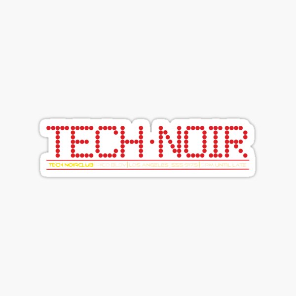"John Wick Tech Noir" Sticker by sadismava | Redbubble