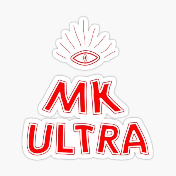 "MK ULTRA" Sticker for Sale by MKDeltaDesigns | Redbubble
