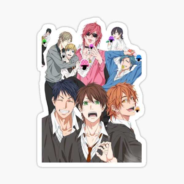 "Cool yarichin b club - best quality sticker" Sticker by ANIME-T-shirts | Redbubble