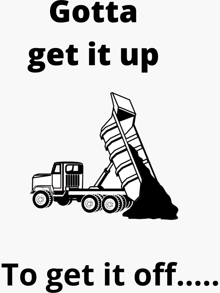 "dumptruck revised" Sticker for Sale by KestersKreation | Redbubble