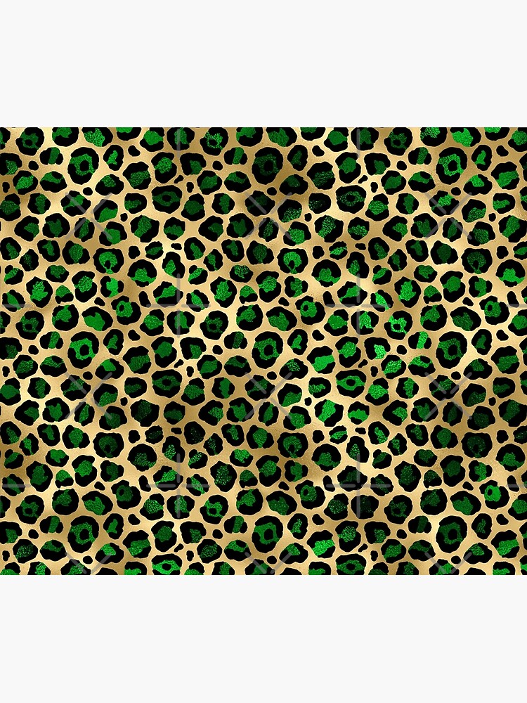 "Emerald Green Leopard Print" Throw Blanket for Sale by poeticbeats ...