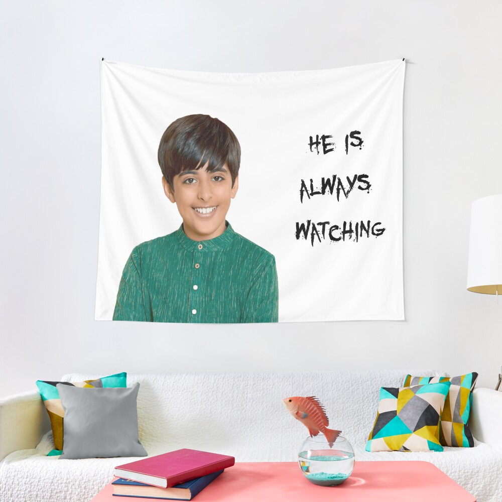 "Ravi is always watching" Tapestry for Sale by tigerfromaladdn | Redbubble