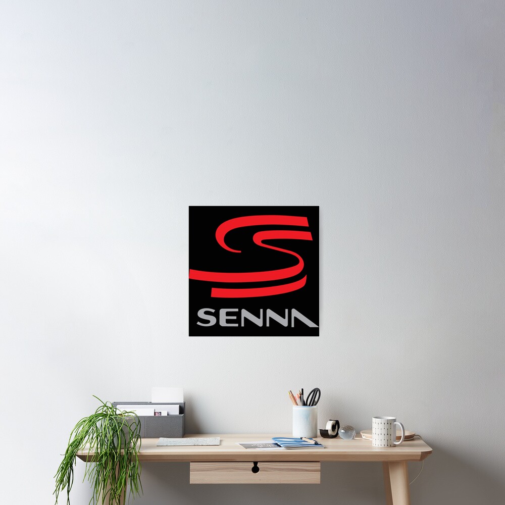 "Ayrton Senna Logo" Poster for Sale by Carl4Tran | Redbubble