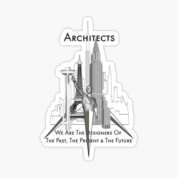 "Architects Typography Artwork - Architects Merch" Sticker for Sale by ...