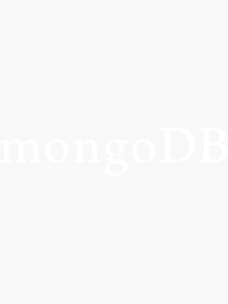 "Software-MongoDB Logo" Sticker for Sale by InesPerryca39 | Redbubble