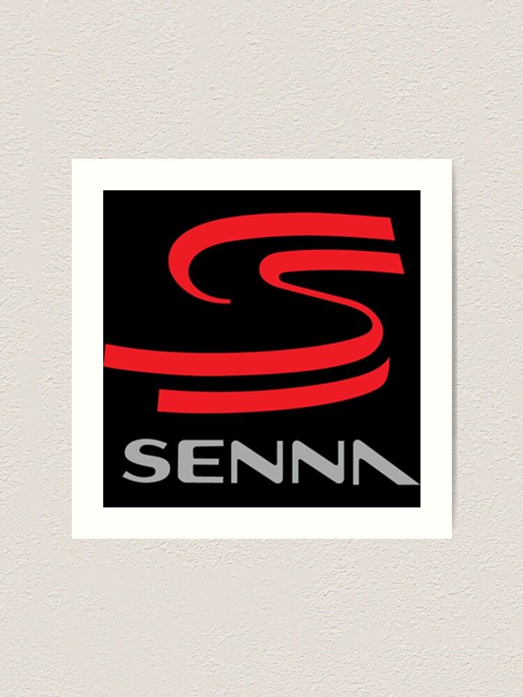 "Ayrton Senna Logo" Art Print by izumyvito | Redbubble