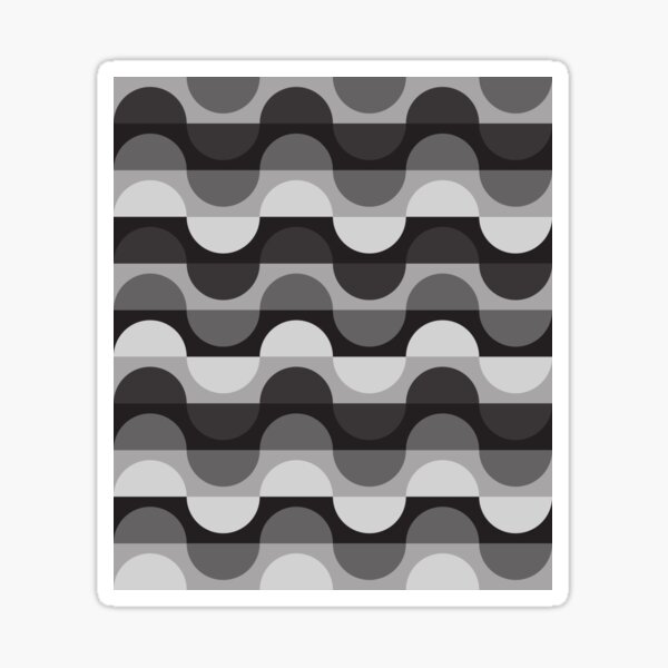 "Mono Groovy Baby" Sticker for Sale by birksdesign | Redbubble