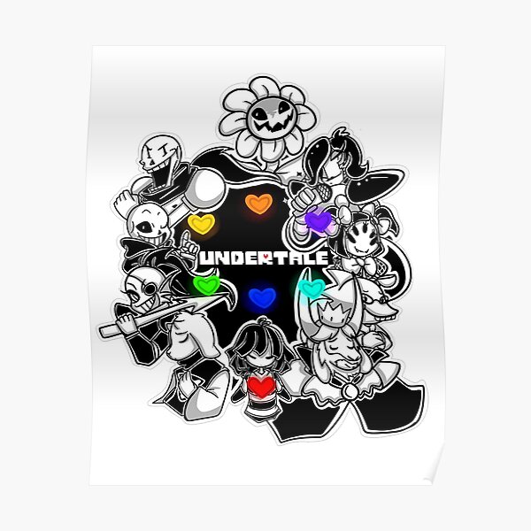 "Undertale crew" Poster for Sale by mapletiani | Redbubble
