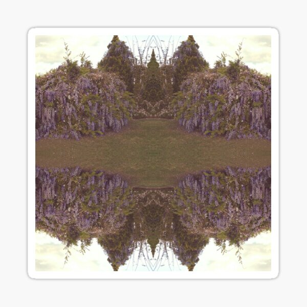 "Wild Wisteria Bushes" Sticker for Sale by Toacin | Redbubble