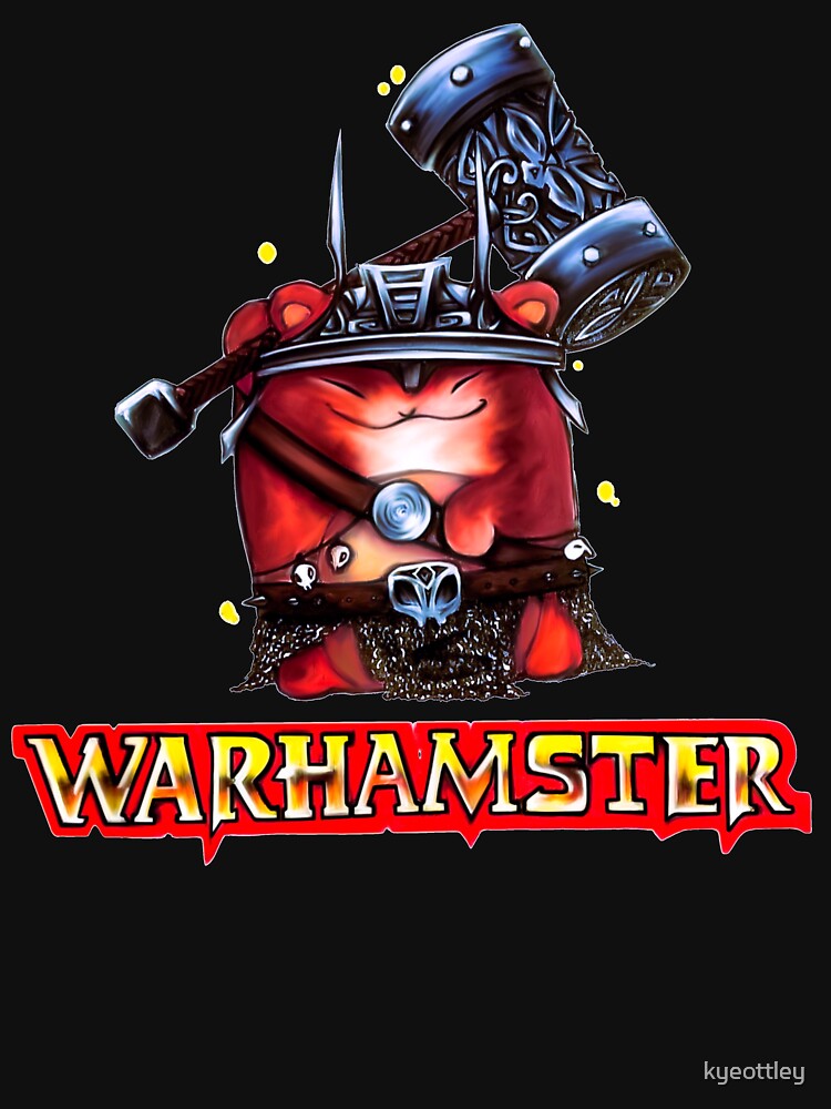 "WarHamster!" T-shirt for Sale by kyeottley | Redbubble | warhammer t ...