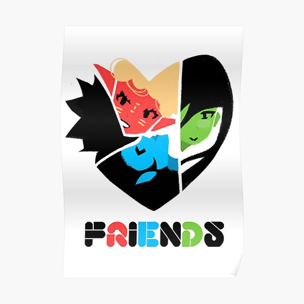 "Three Friends" Poster for Sale by Char-art | Redbubble