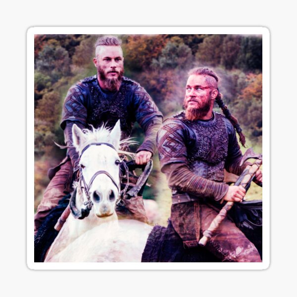 "Ragnar" Sticker for Sale by Fattanirvana | Redbubble