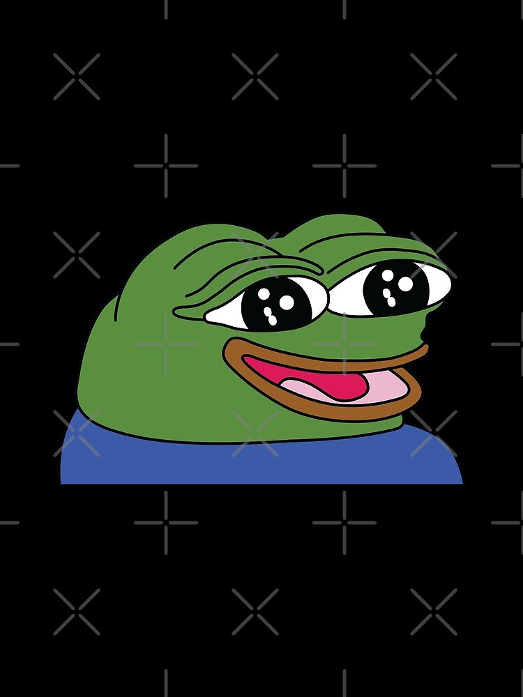 "peepoHappy Emote High Quality" Poster for Sale by SimplyNewDesign ...