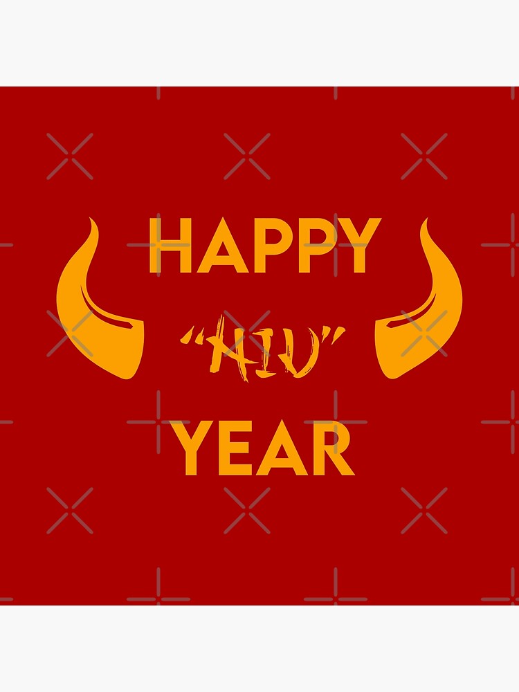 "Happy "niu" Year!" Poster for Sale by Alicia-Lee | Redbubble