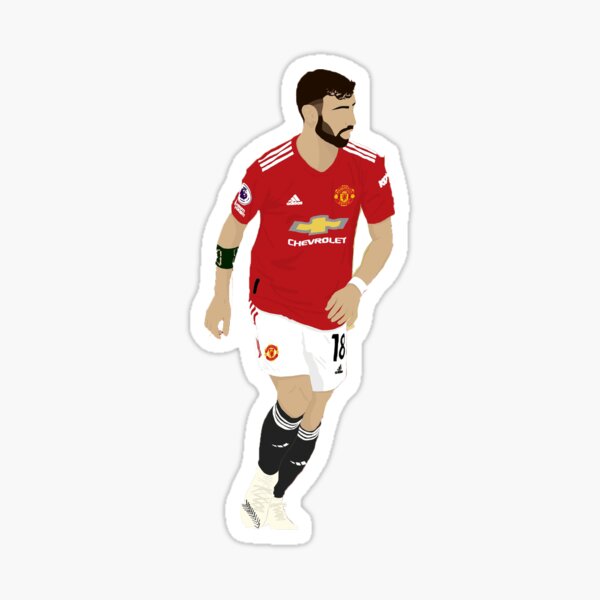 "Bruno Fernandes" Sticker for Sale by TheLucasStory | Redbubble
