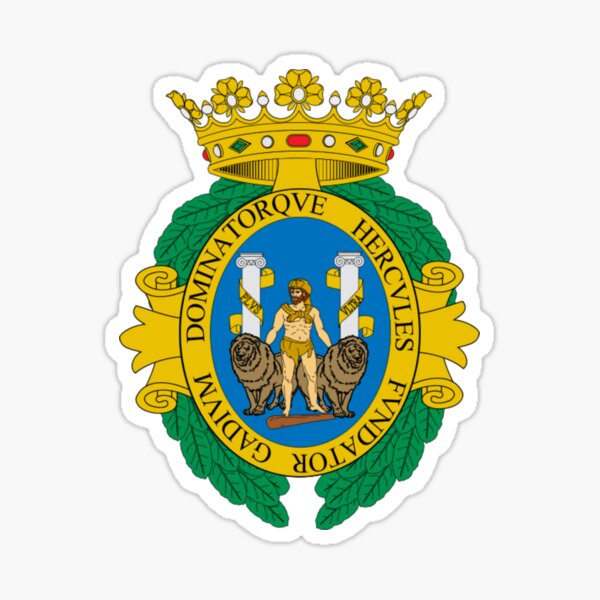 "cadiz coat of arms" Sticker by mikoala50 | Redbubble
