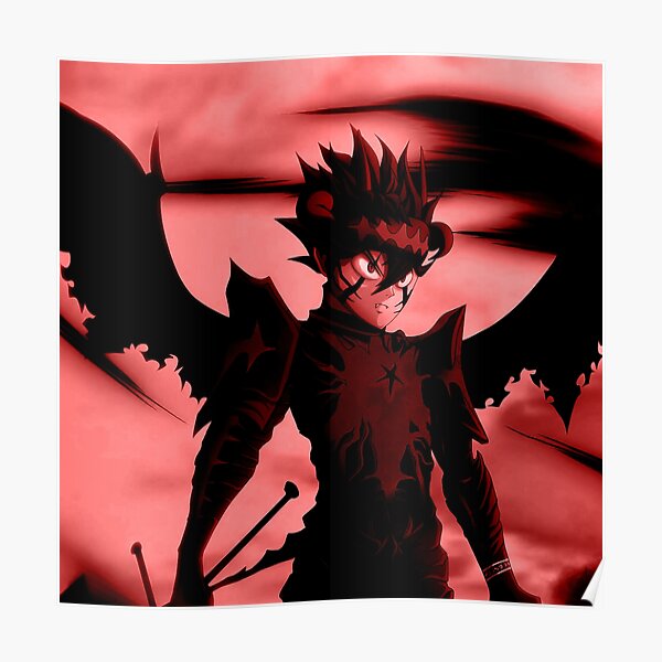 "Asta Full Demon Form Fanart" Poster for Sale by reybg87 | Redbubble