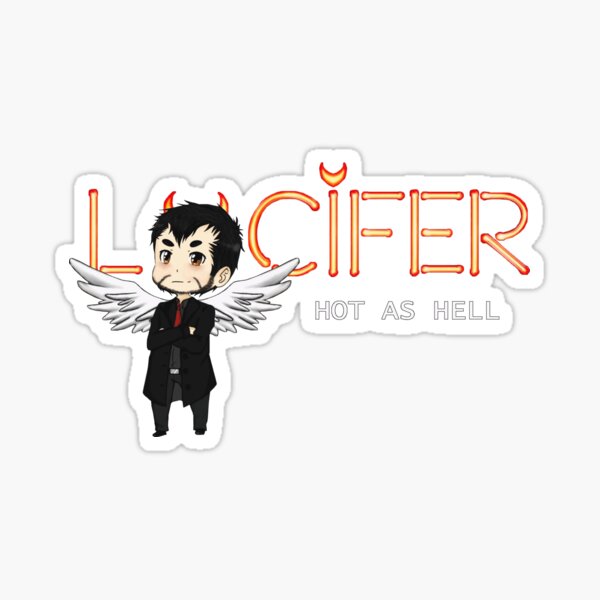 "Lucifer Morningstar" Sticker for Sale by Sirocco88 | Redbubble