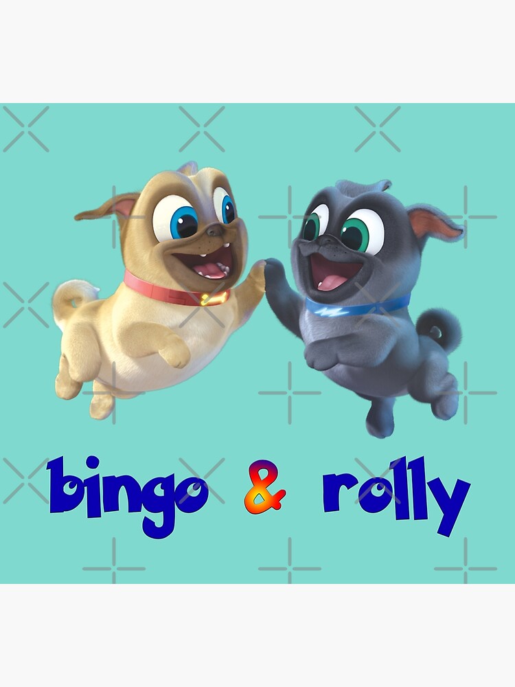 "bingo and rolly" Poster by Sbrz222 | Redbubble