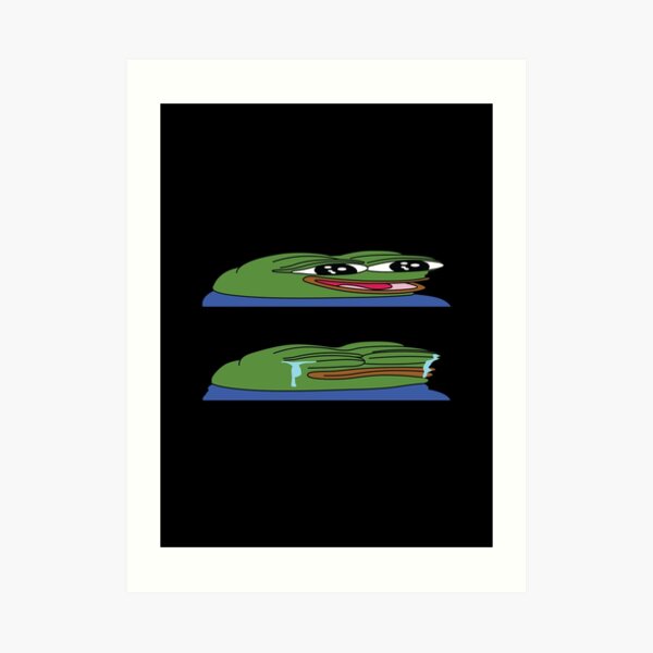 " widepeepoHappy and widepeepoSad Pack" Art Print by OldDannyBrown ...