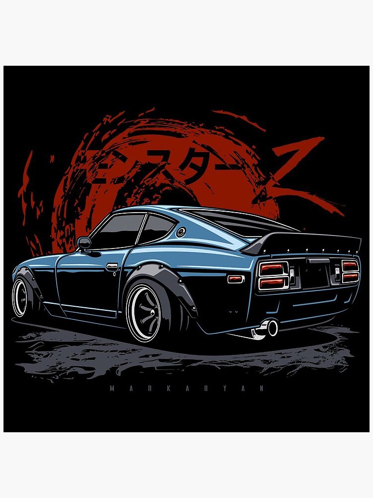 "JDM car Nissan 350z" Sticker by lemkolia | Redbubble