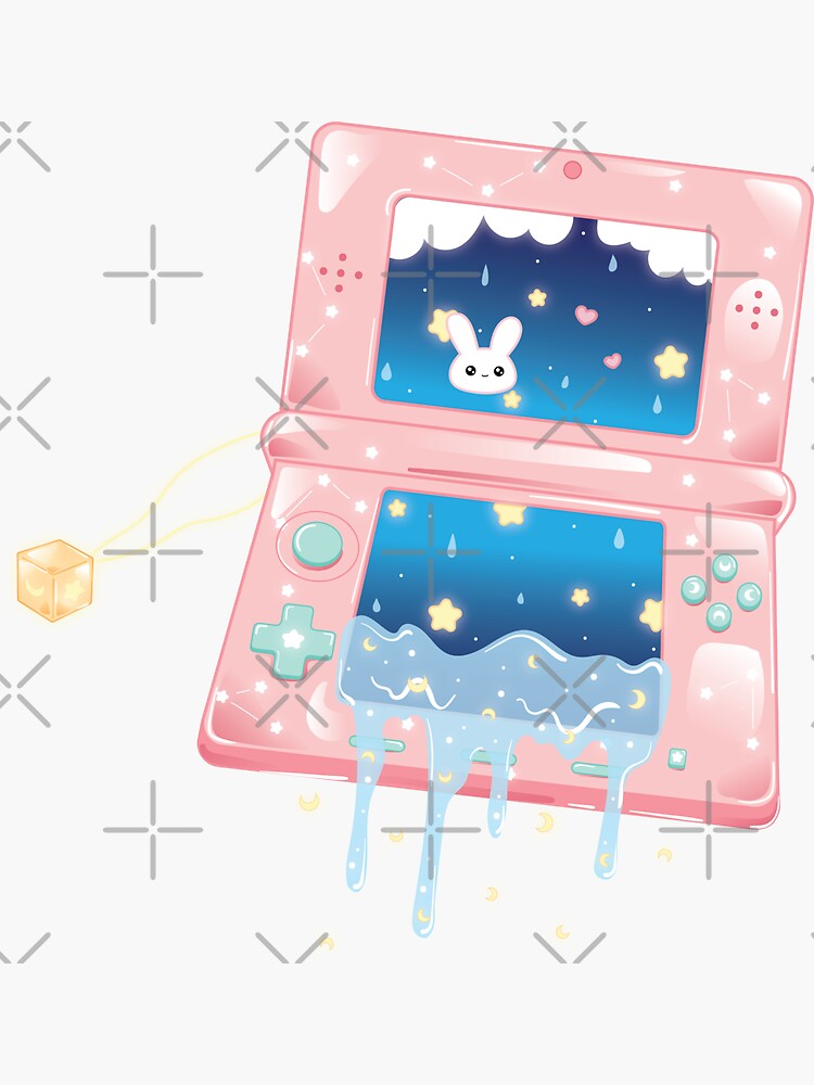 "Cute Aesthetic Gaming Console" Sticker by MinthStudios | Redbubble