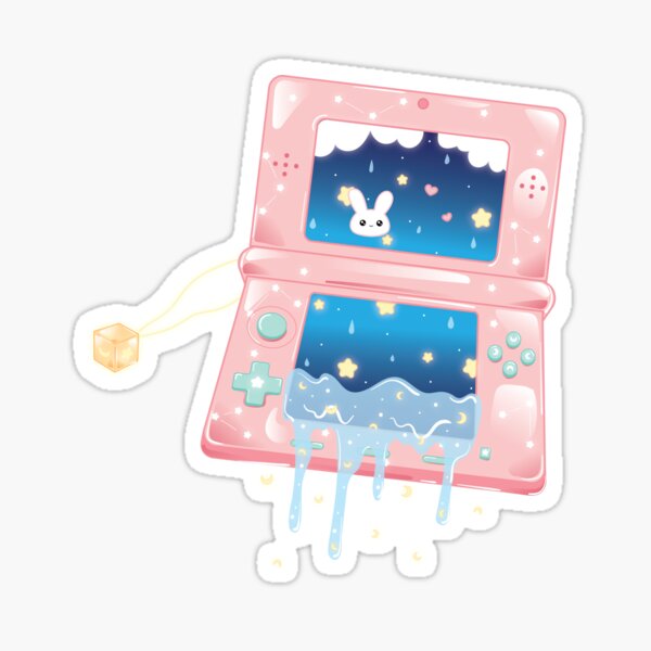"Cute Aesthetic Gaming Console" Sticker by MinthStudios | Redbubble