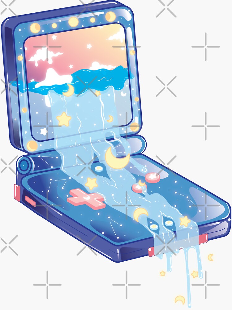 "Cute Aesthetic Gaming Console" Sticker for Sale by MinthStudios ...