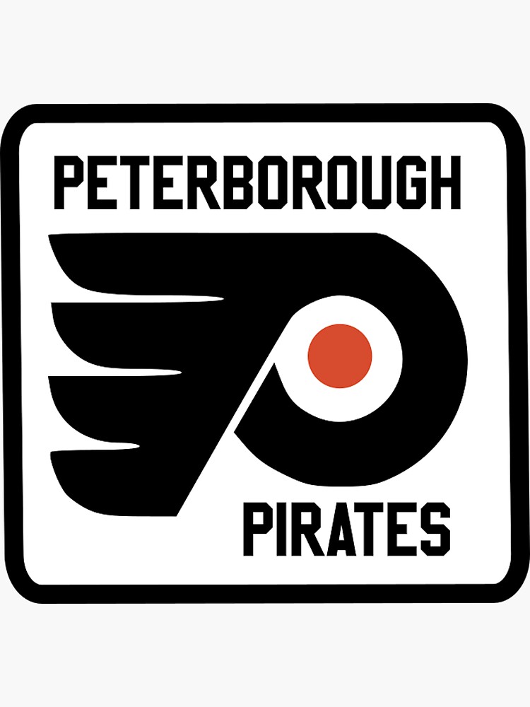 "Peterborough Pirates Ice Hockey Retro Logo" Sticker for Sale by ...