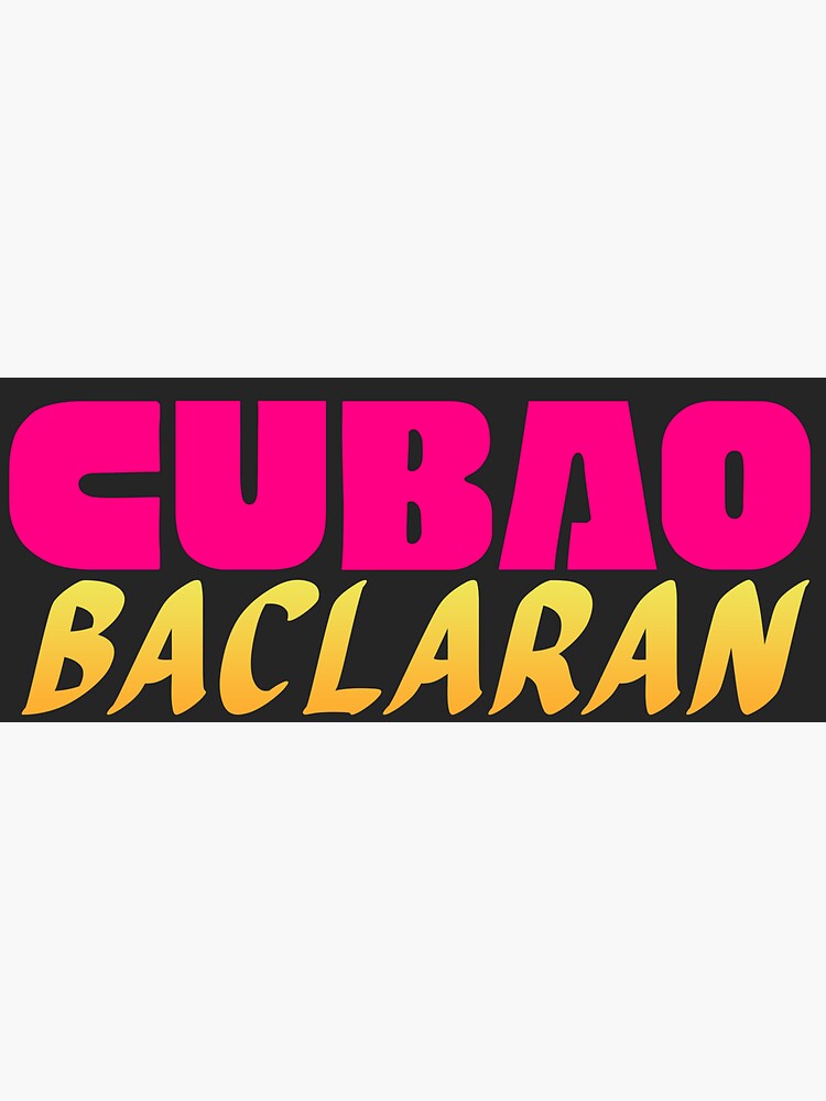 "Filipino Travel Sign Cubao Baclaran" Sticker for Sale by jizdeortega ...