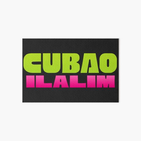 "Filipino Travel Sign Cubao Ilalim" Art Board Print for Sale by ...