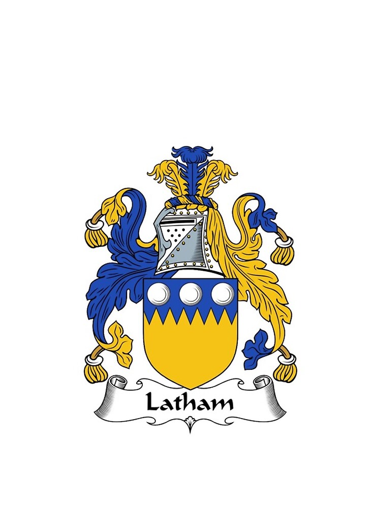 "Latham Coat of Arms / Latham Family Crest" iPhone Case for Sale by ...
