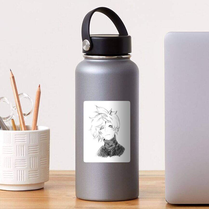 "Gabimaru The Hollow Drawing" Sticker by MidniteMonsterz | Redbubble