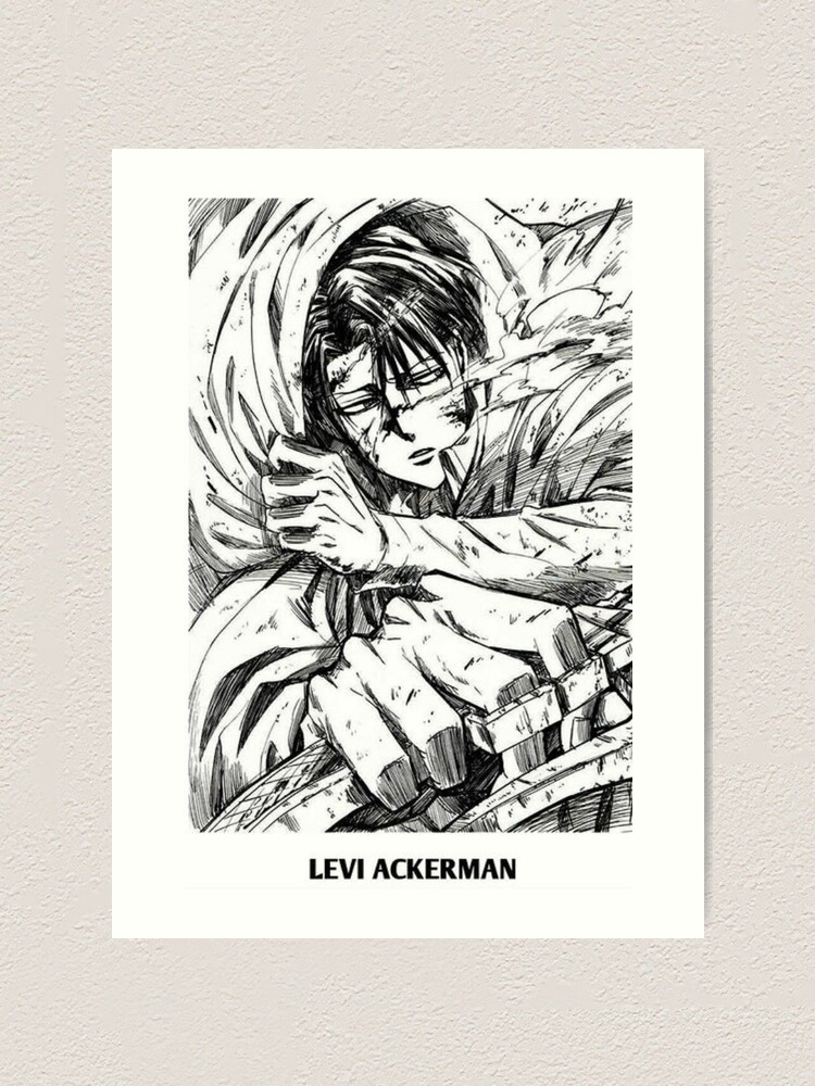 "Levi ackerman" Art Print for Sale by uchix | Redbubble