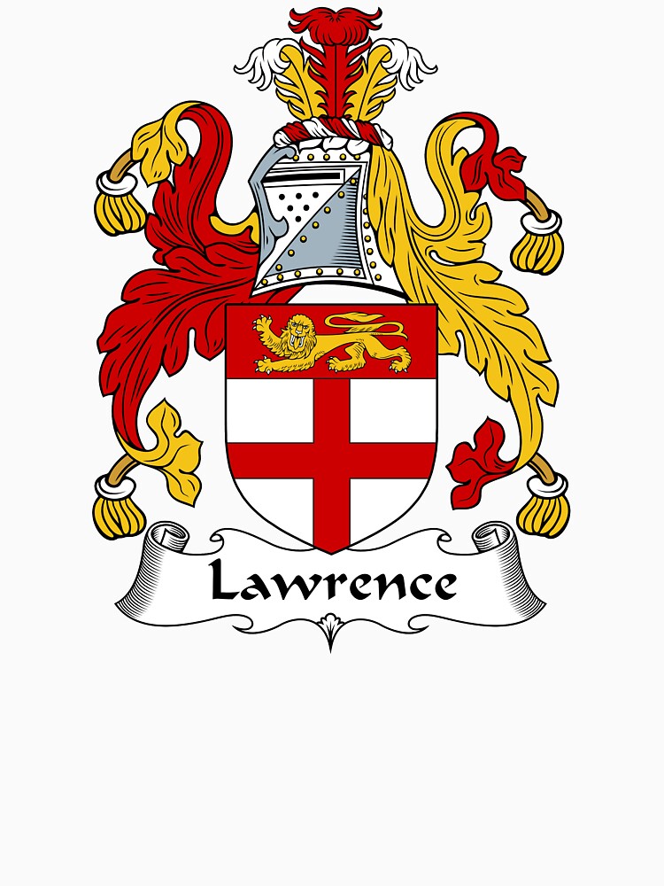 "Lawrence Coat of Arms / Lawrence Family Crest" T-shirt for Sale by ...