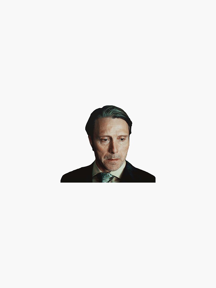 "Hannibal Lecter Sticker" Sticker by Sharmim1912 | Redbubble