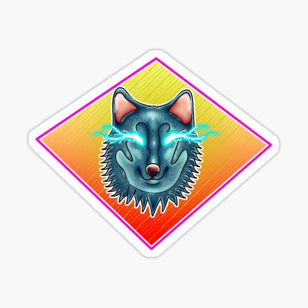 "The wolf" Sticker for Sale by crystyan-art | Redbubble