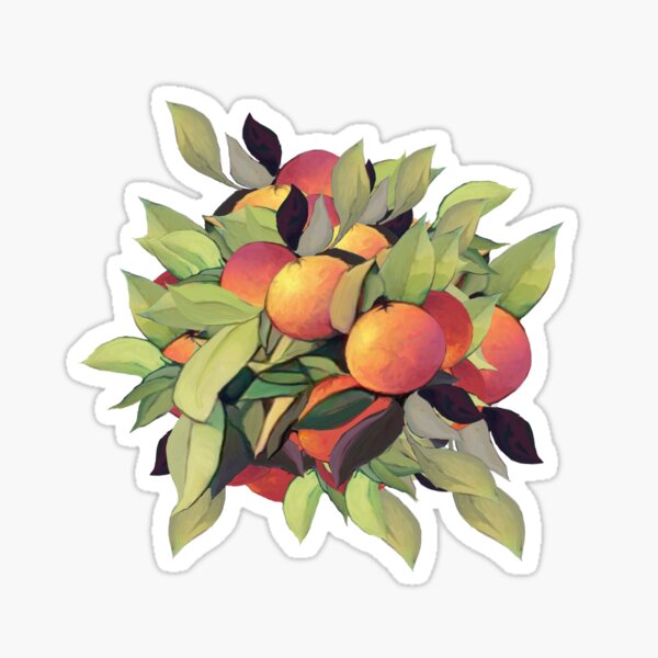 "Orange tree" Sticker for Sale by beamorello | Redbubble