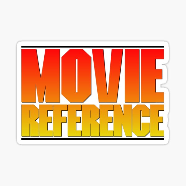 "Movie Reference - Point Break" Sticker for Sale by Flickster | Redbubble