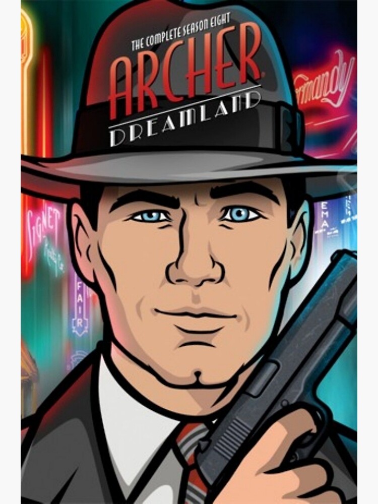 Archer Dreamland DVD Season 8 - Classic - Vice Palm 80s Premium Matte ...