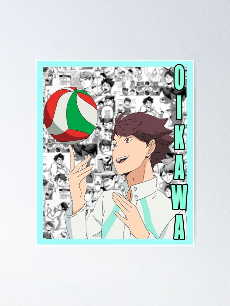 "Oikawa Tooru Aoba Johsai Manga Background Anime Haikyuu" Poster by ...