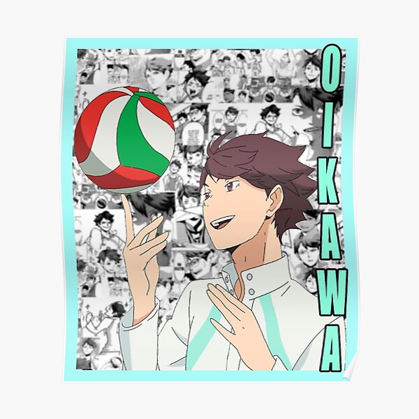 "Oikawa Tooru Aoba Johsai Manga Background Anime Haikyuu" Poster by ...